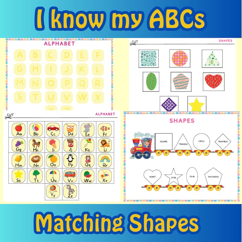 Preschool Pre-k + Kindergarten Learning Bundle | Activity Worksheets ...