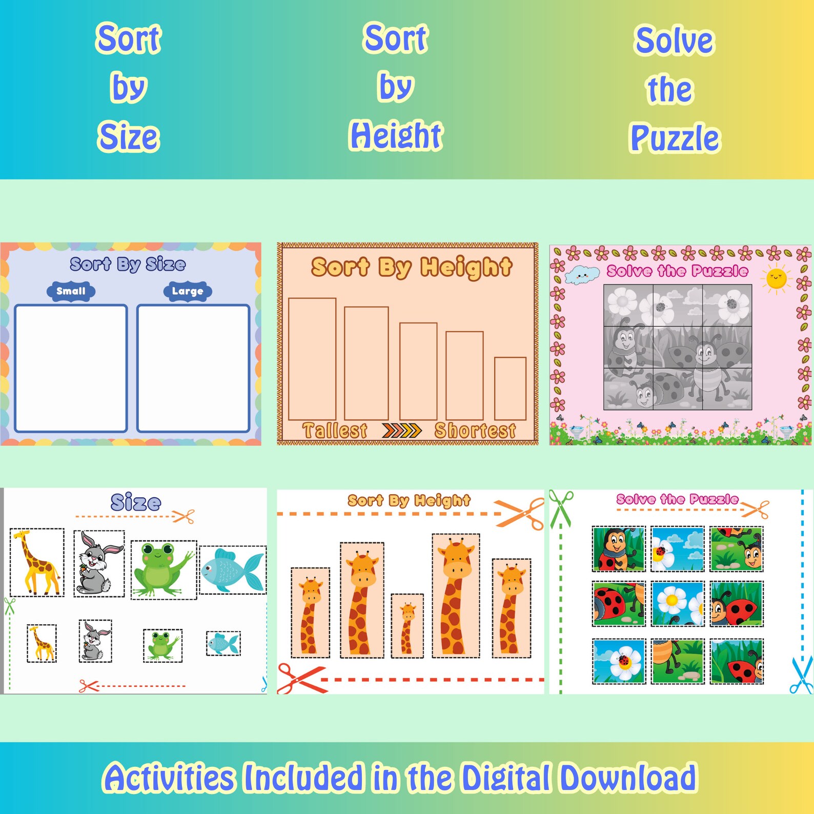 Toddler Busy Book Printable Activity Homeschool Montessori Binder Quiet ...