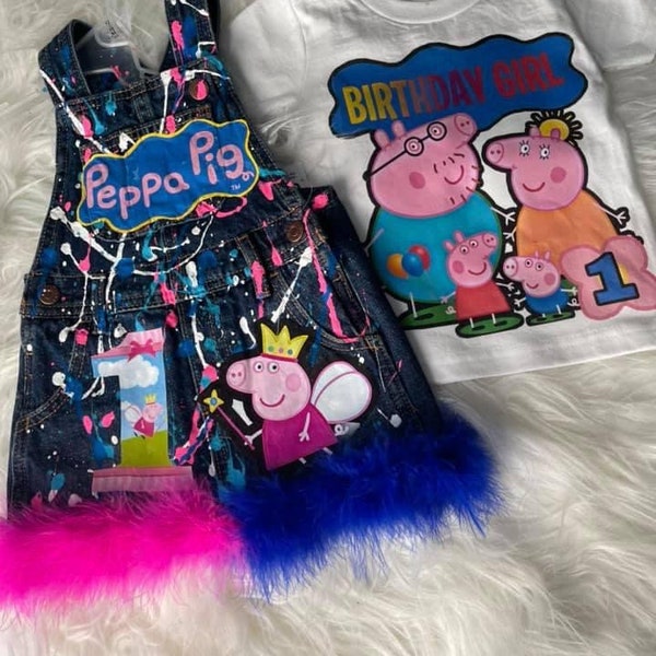 Pig in Overalls - Etsy
