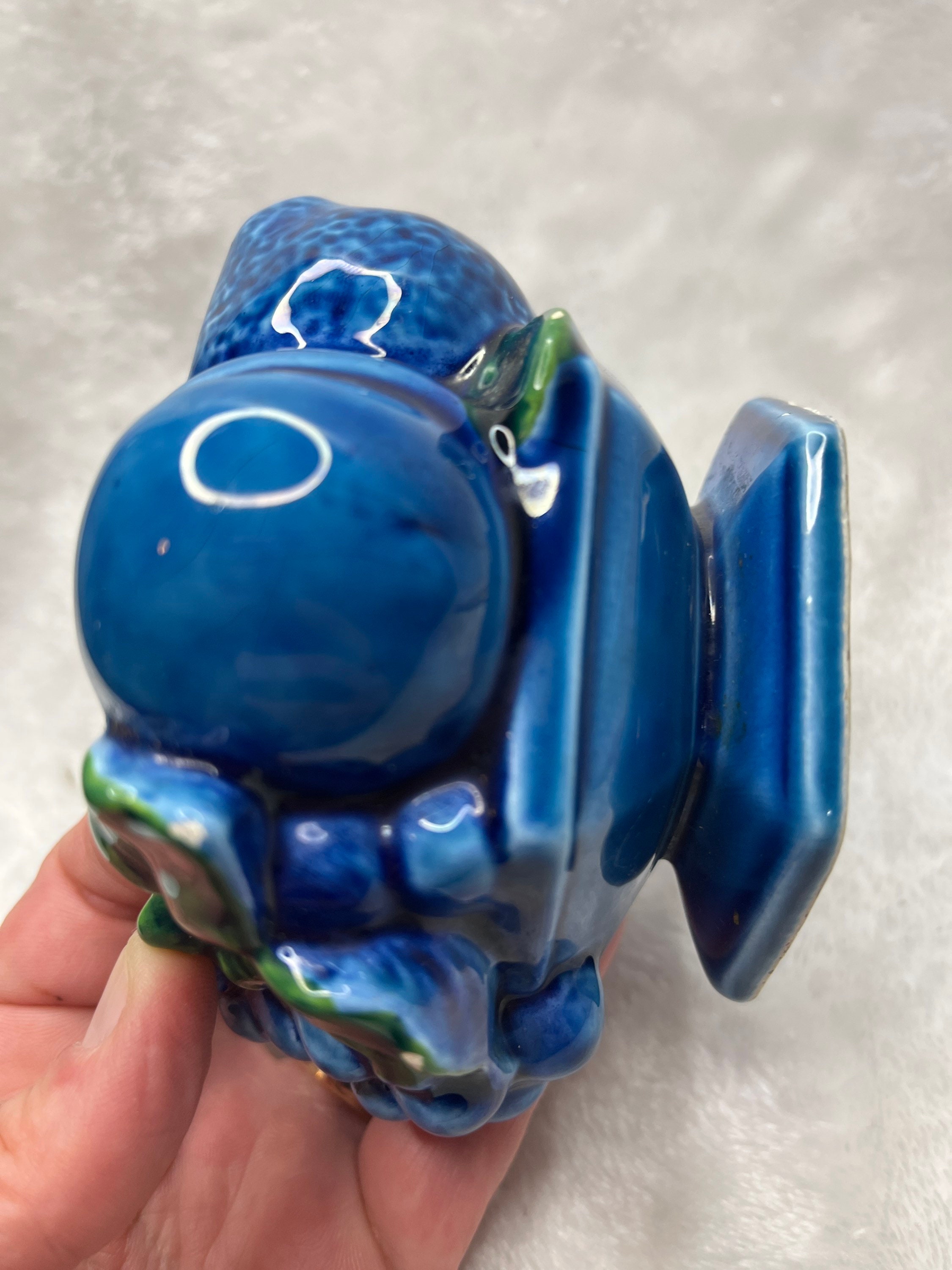 Vintage Mid Century Inarco Japan Blue Mood Indigo Sugar Bowl - Etsy