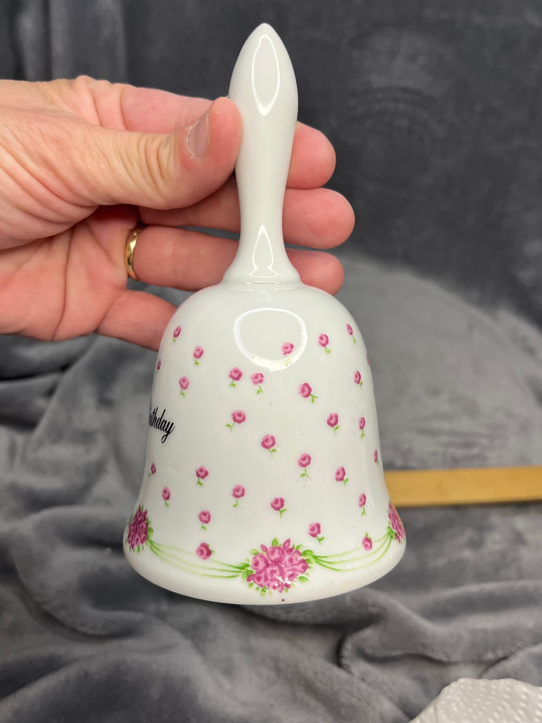 Vintage 1980 Enesco Happy Birthday Bell - Etsy