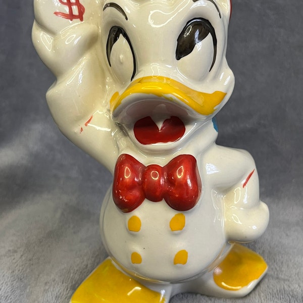 Vintage Donald Duck Bank - Etsy