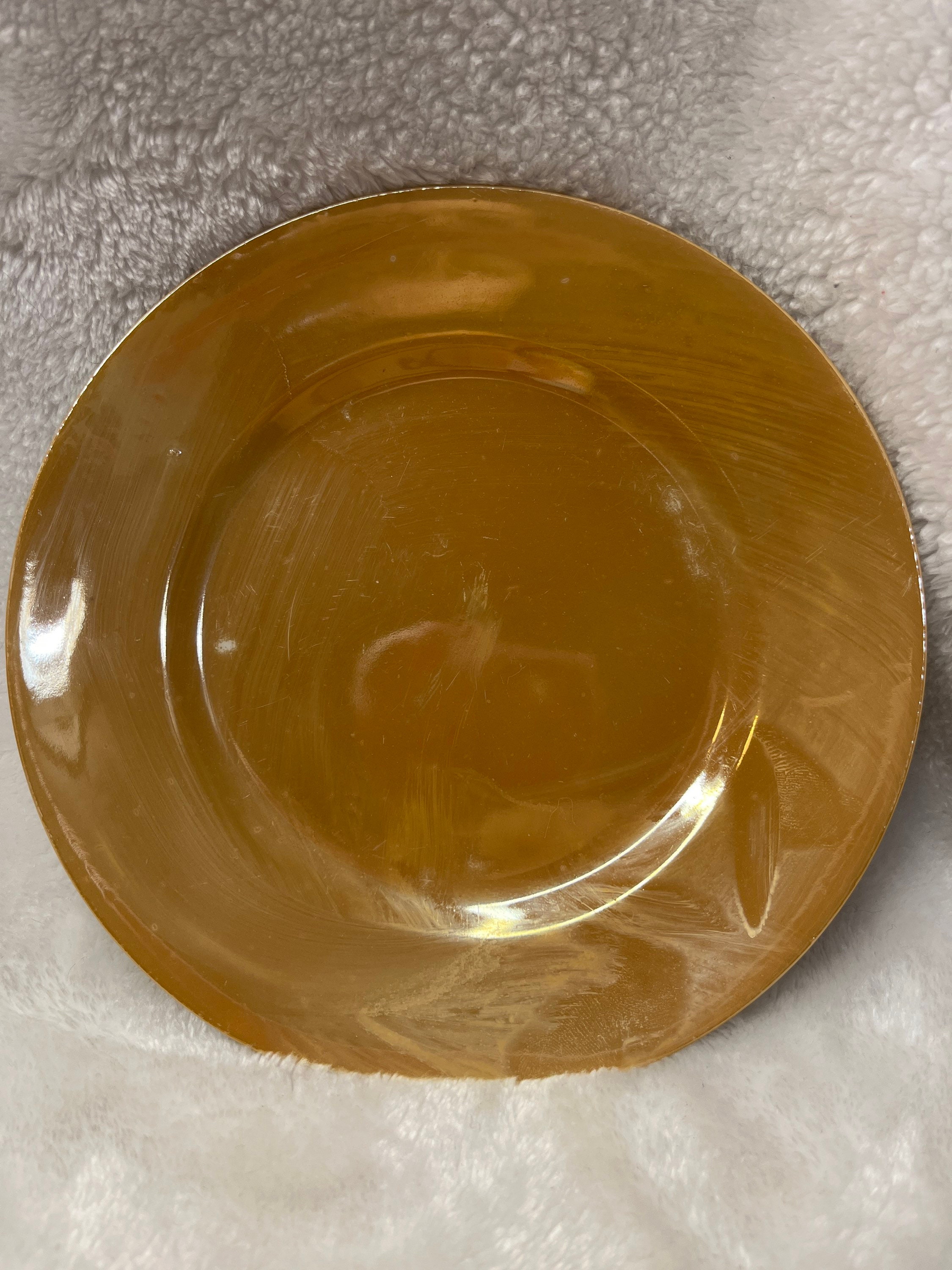 Vintage 6 Peach Lustre Dishes - Etsy