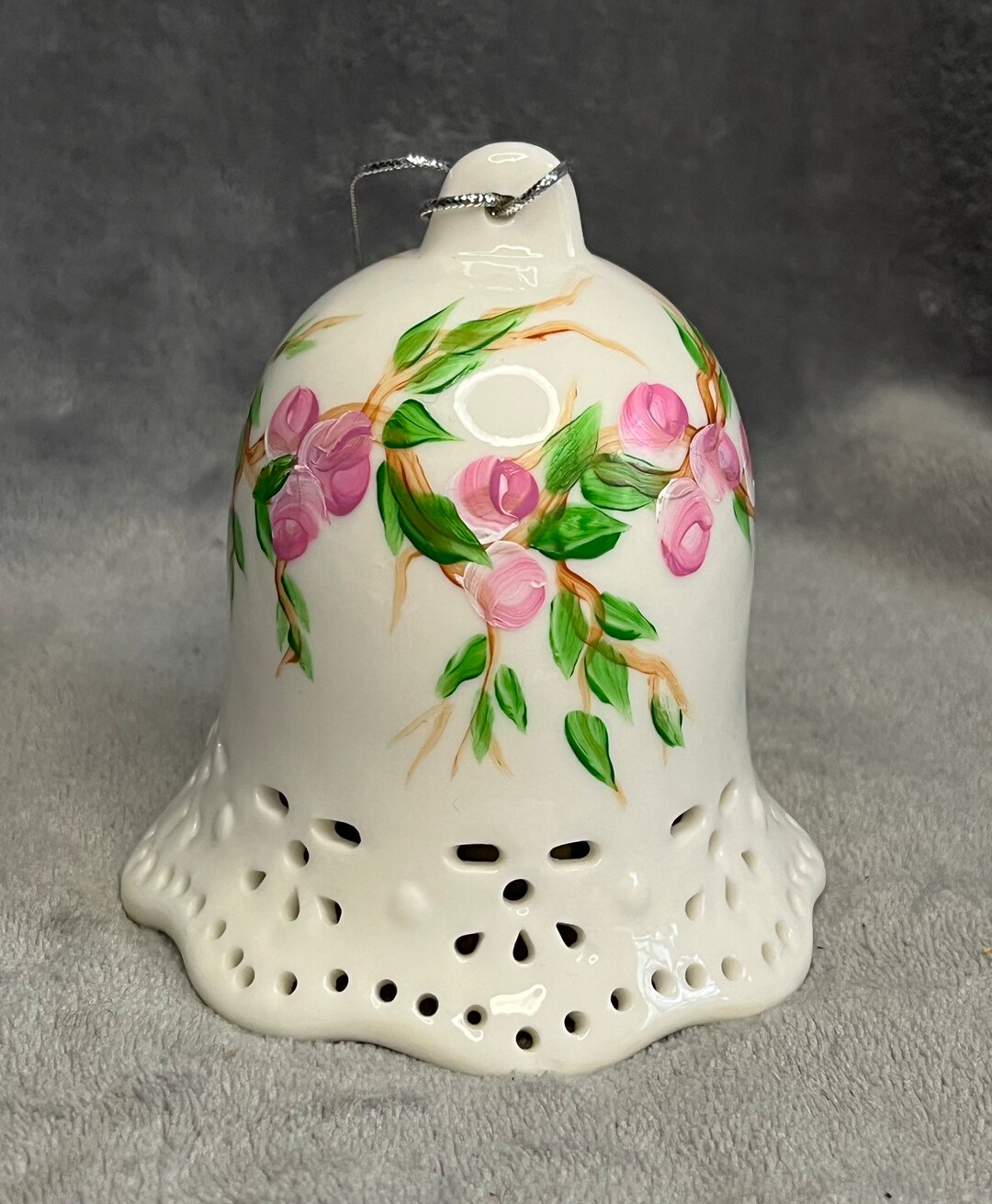 Vintage Porcelain Bell - Etsy