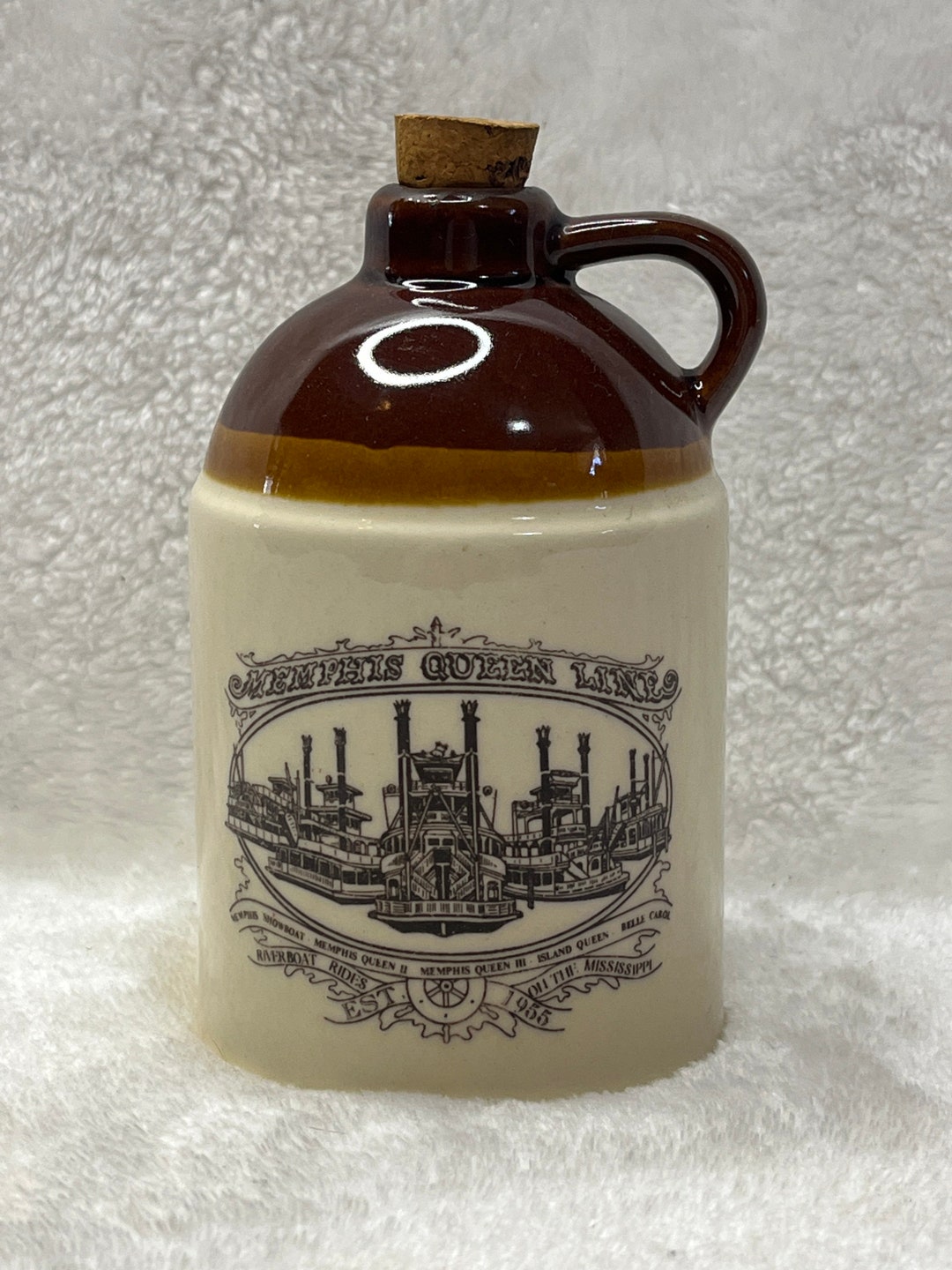 Vintage Memphis Queen Lines Jug Coin Bank With Stopper - Etsy