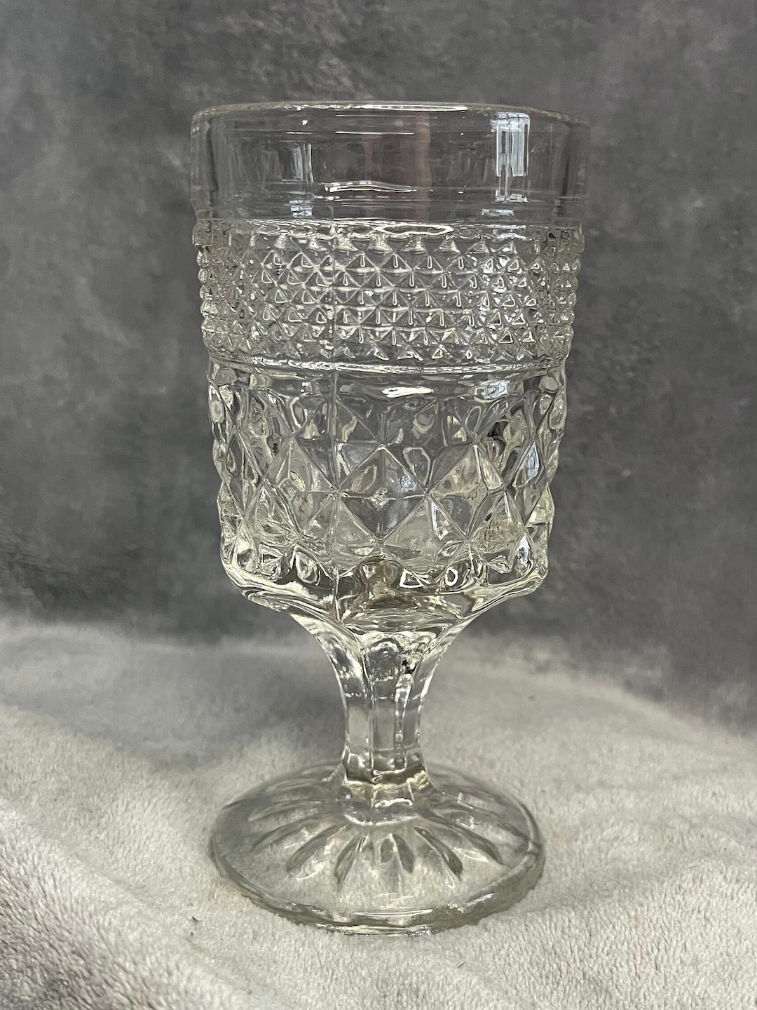 Vintage Anchor Hocking Wexford Pattern Glass-read Description - Etsy