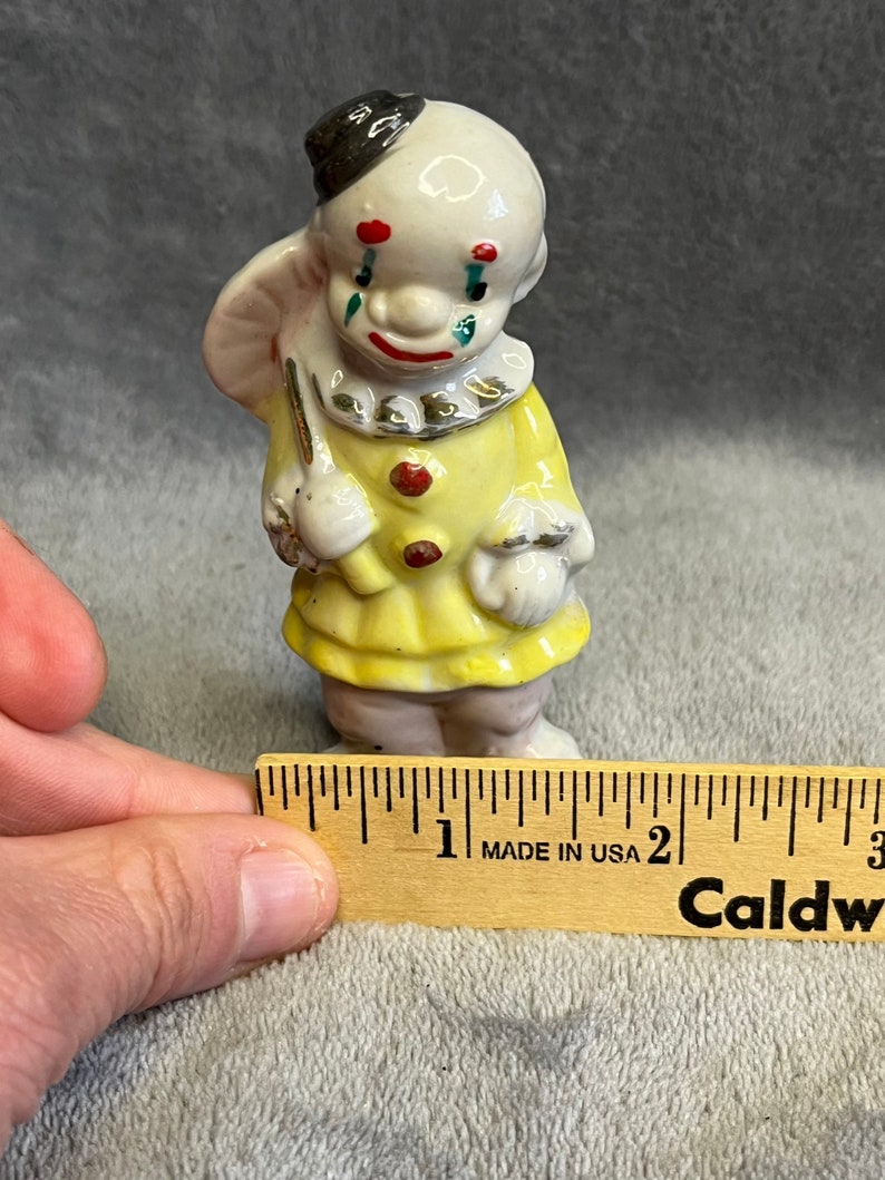 Vintage Ceramic Clown Figurine-made in Japan-rare - Etsy