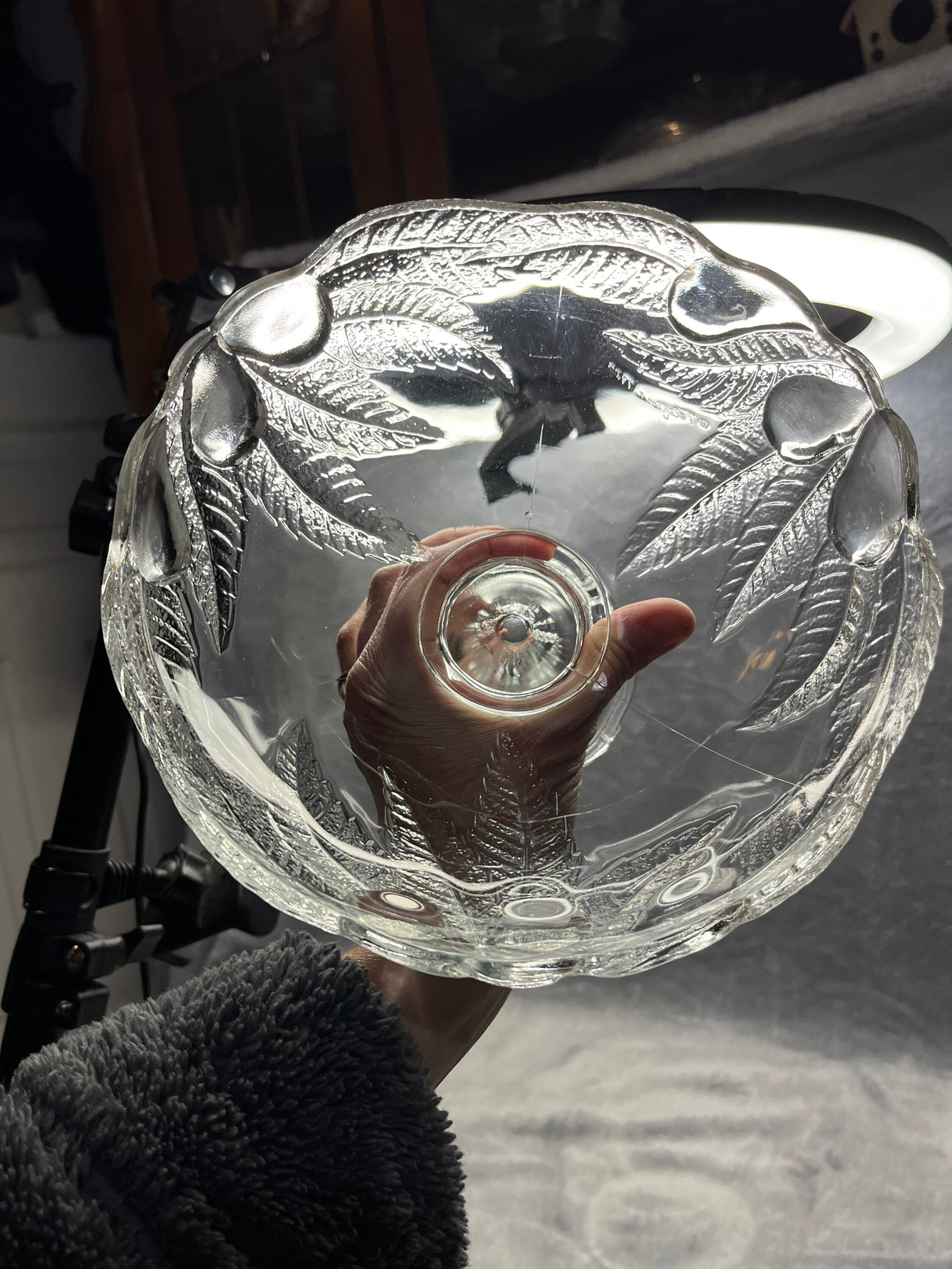 Vintage Teleflora Crystal Footed Bowl - Etsy
