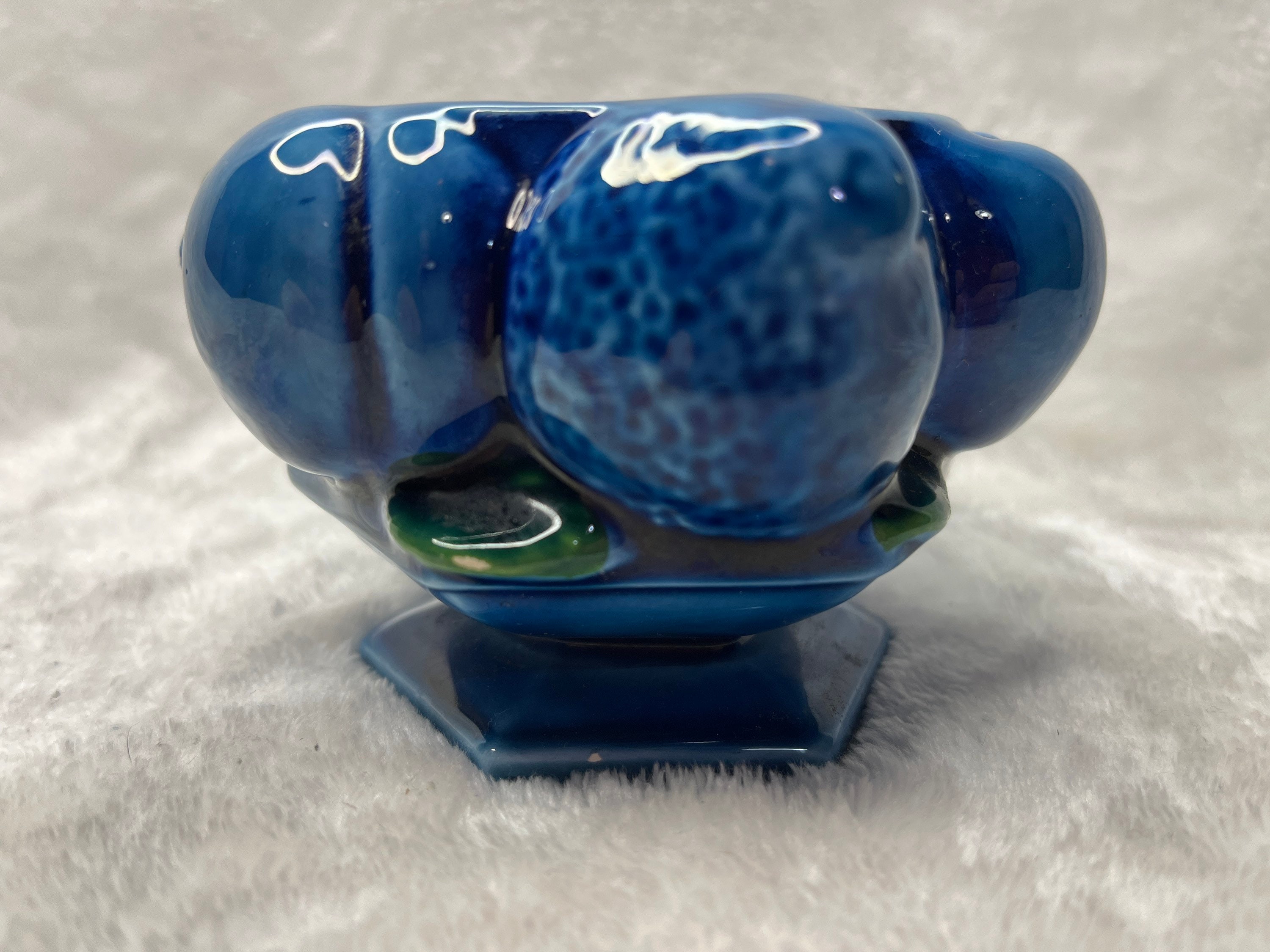 Vintage Mid Century Inarco Japan Blue Mood Indigo Sugar Bowl - Etsy