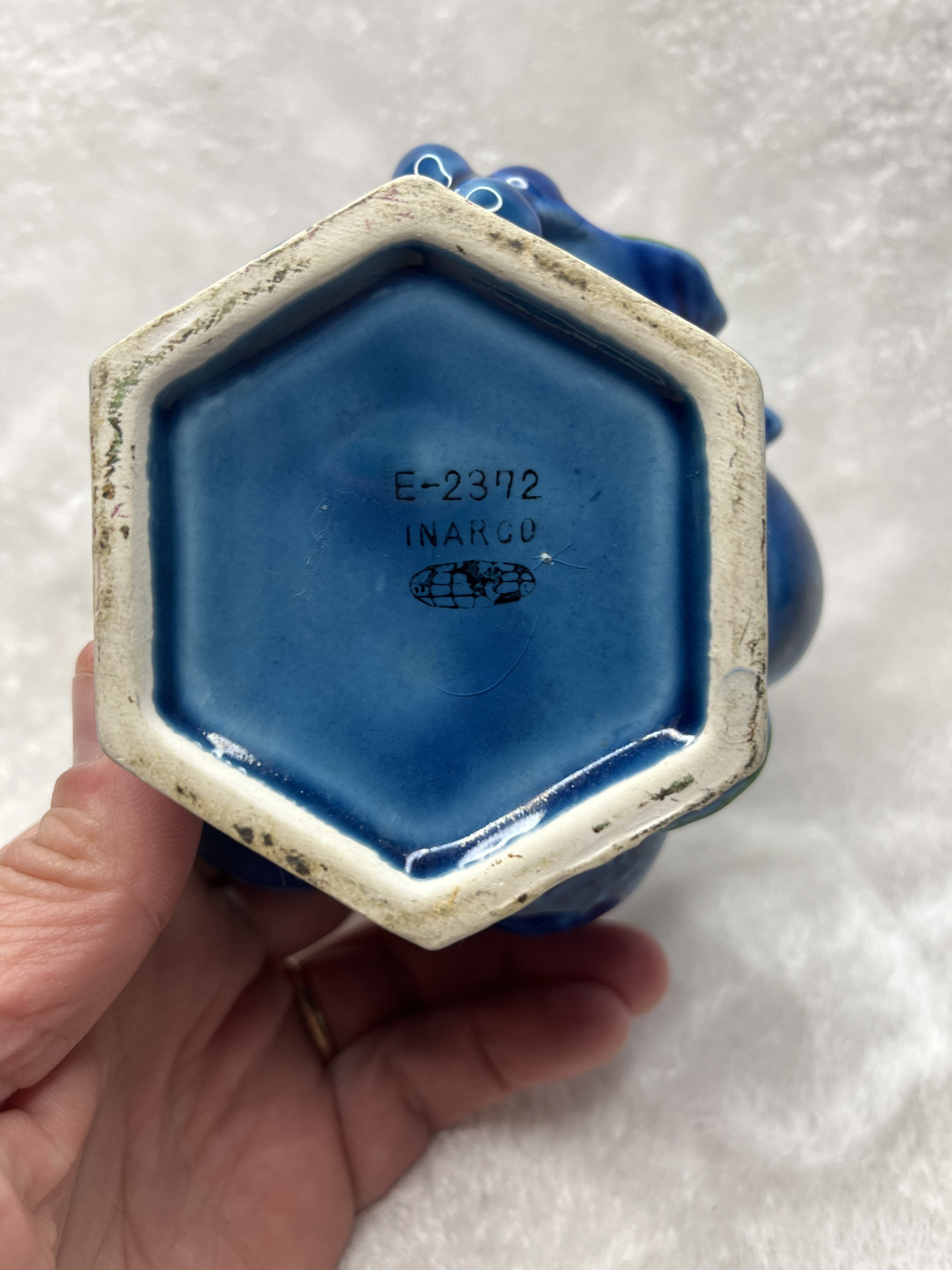 Vintage Mid Century Inarco Japan Blue Mood Indigo Sugar Bowl - Etsy
