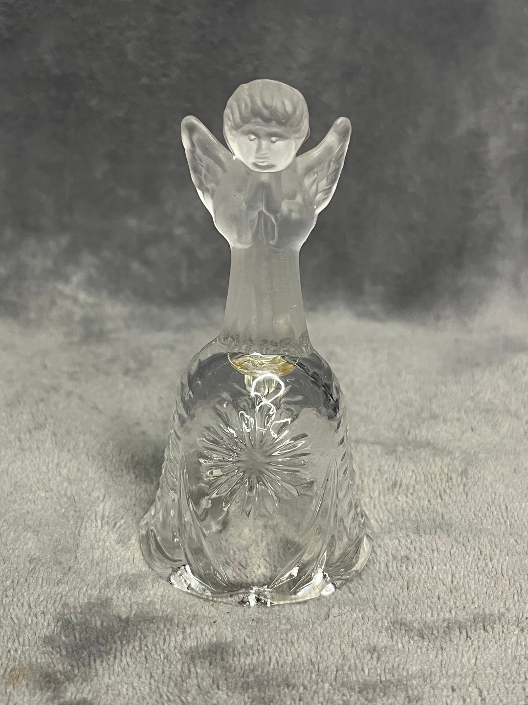 Vintage Collectible Crystal Glass Collection Crystal Bell With Angel - Etsy