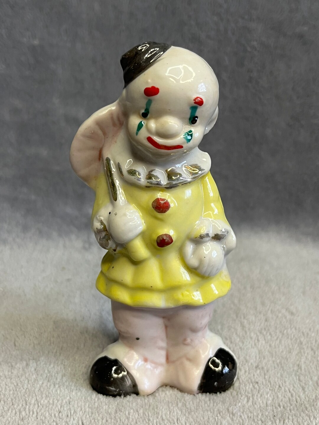 Vintage Ceramic Clown Figurine-made in Japan-rare - Etsy