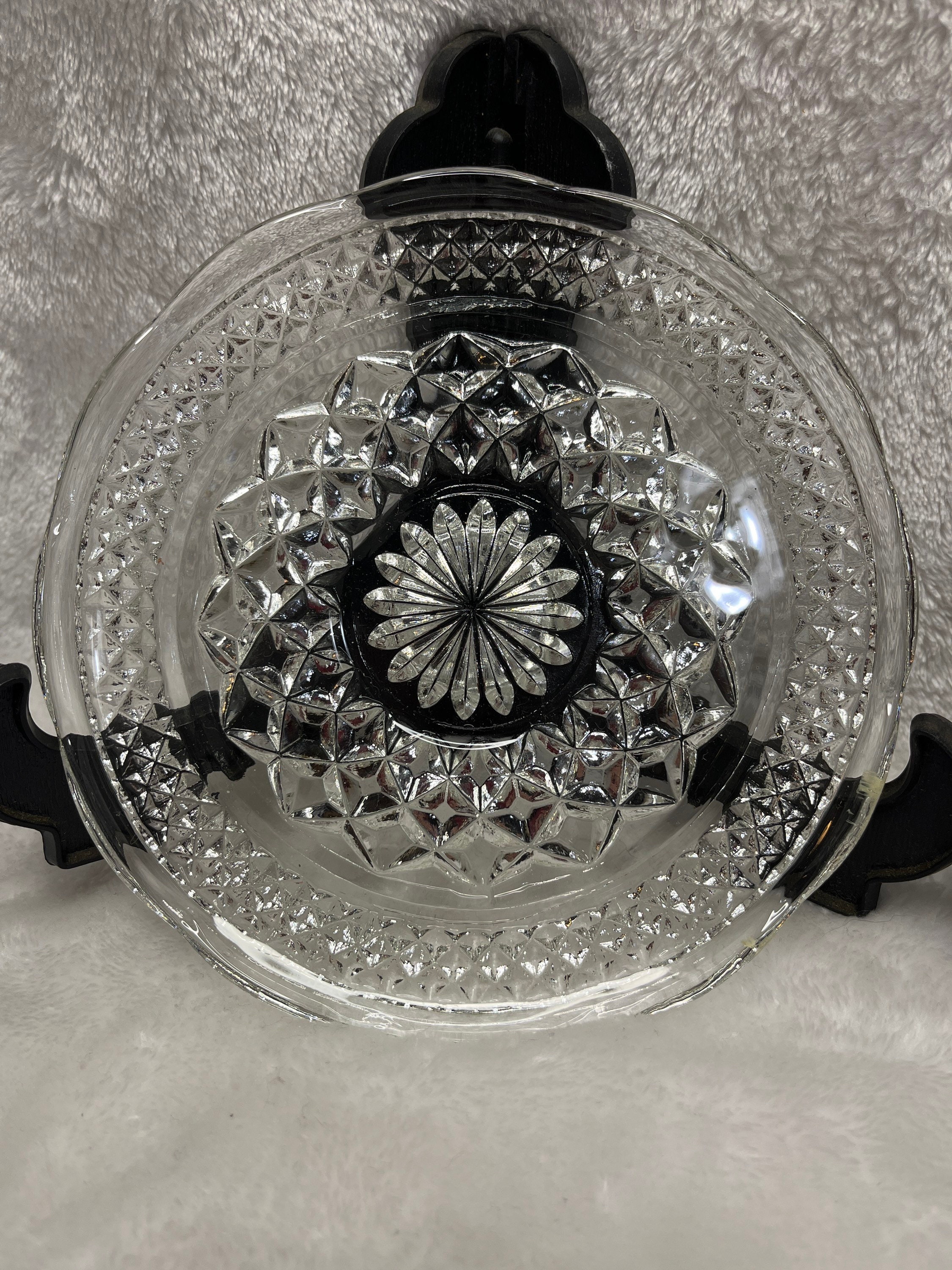 Vintage Anchor Hocking Wexford Clear Glass Saucer Bread Butter Plate 6 ...
