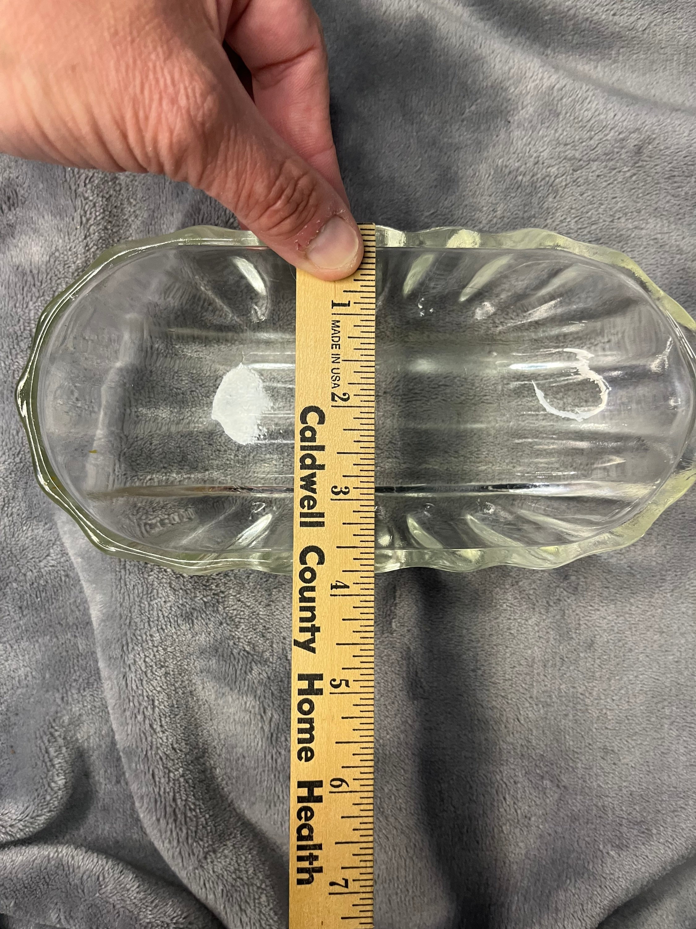 Vintage Banana Split Bowl-jeanette Glass Clear - Etsy