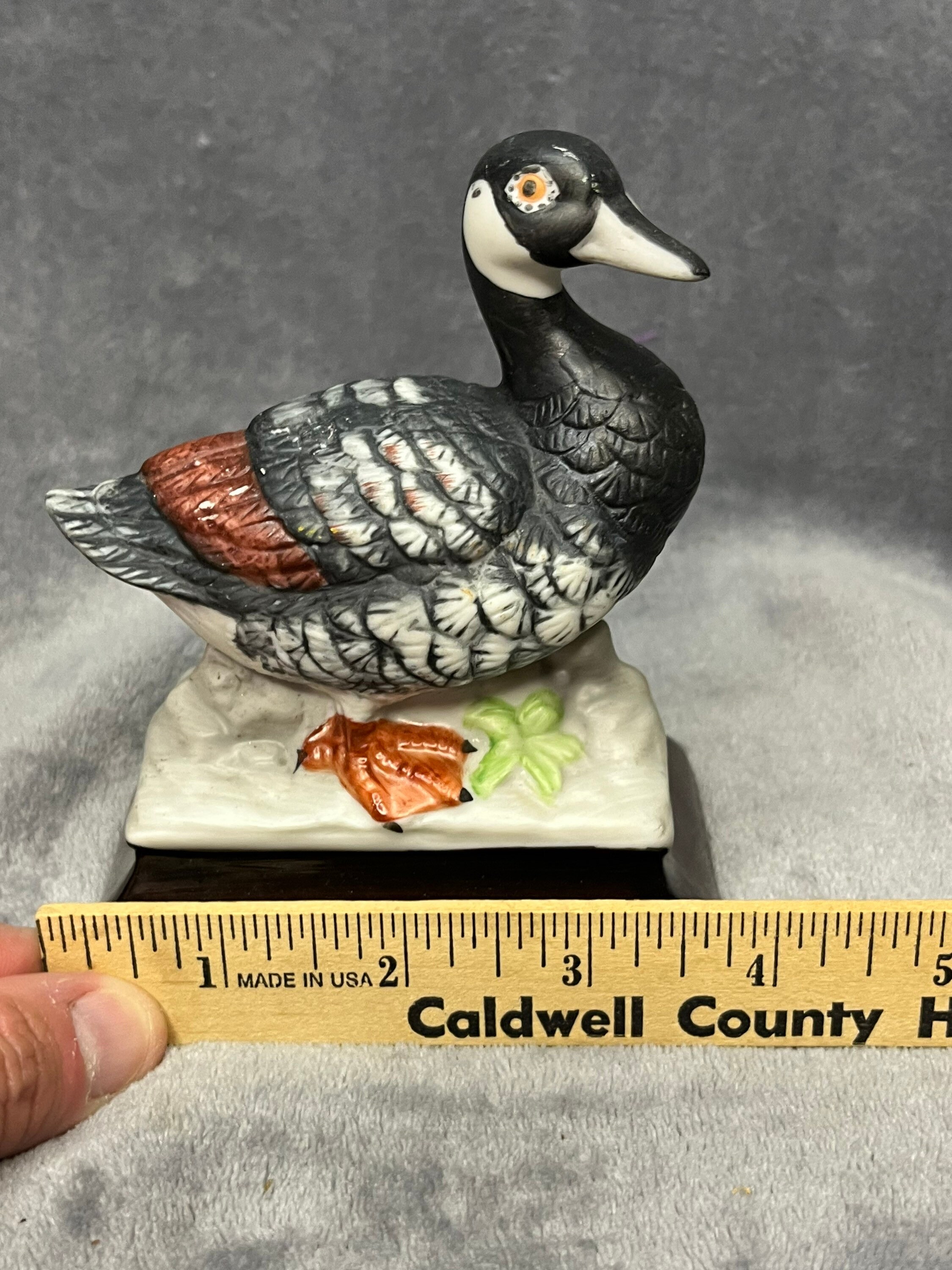 Vintage Ceramic Duck Figurine - Etsy