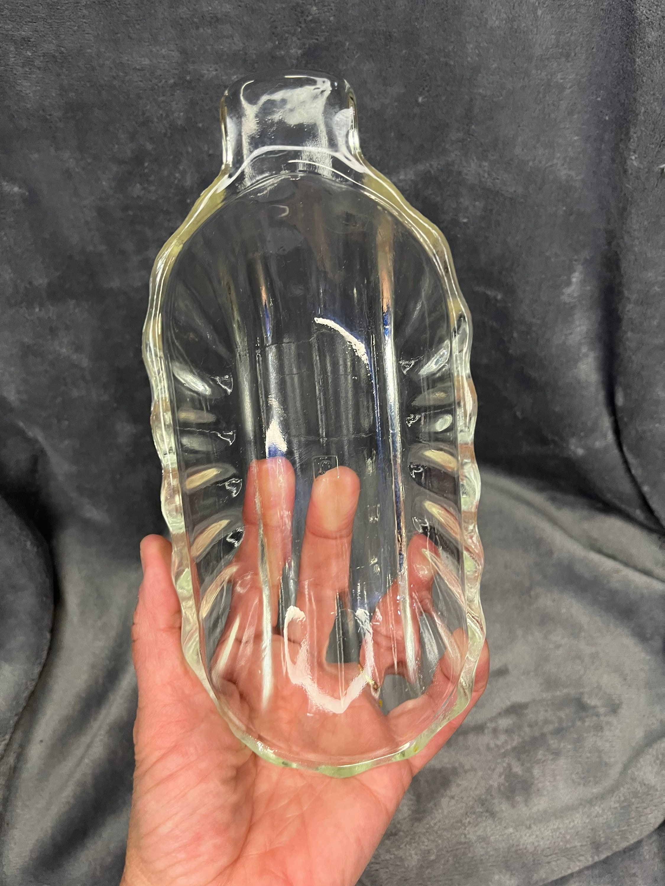 Vintage Banana Split Bowl-jeanette Glass Clear - Etsy