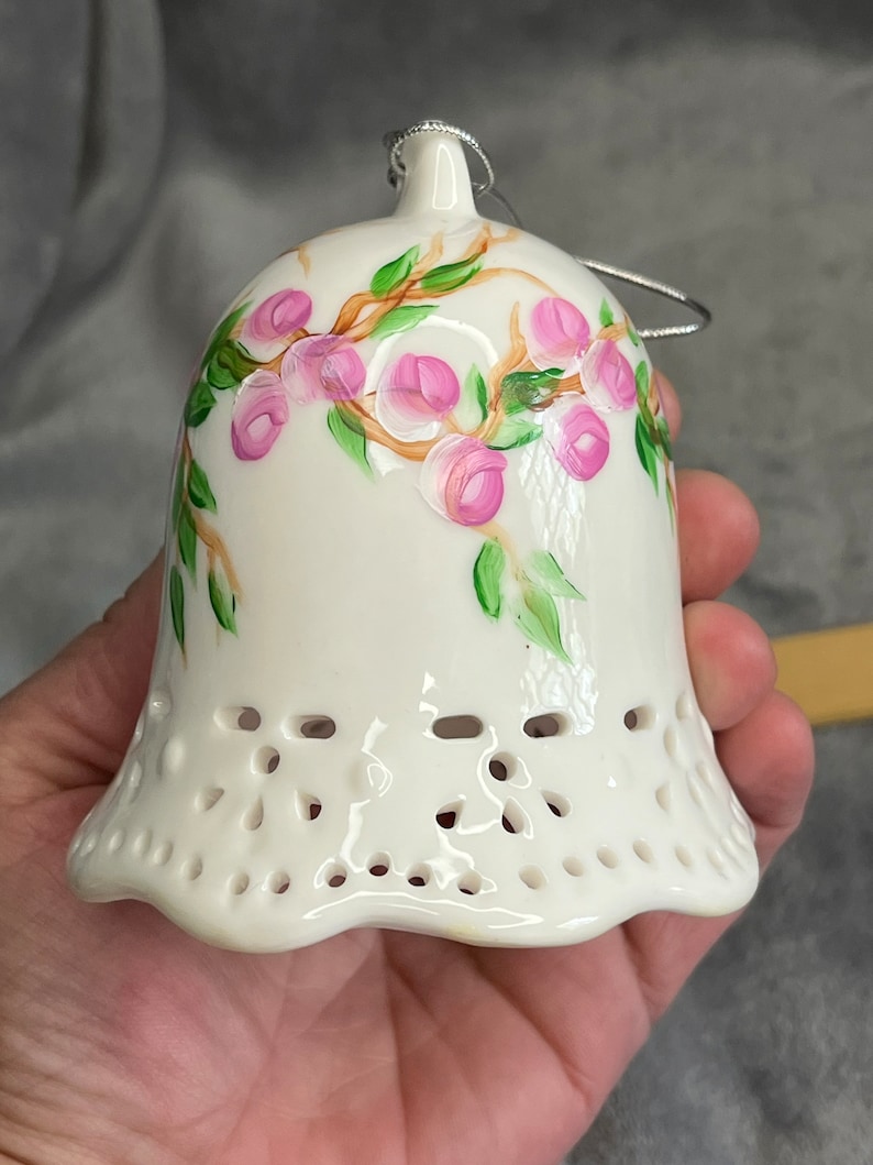 Vintage Porcelain Bell - Etsy