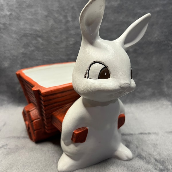 Bunny Pulling Cart - Etsy