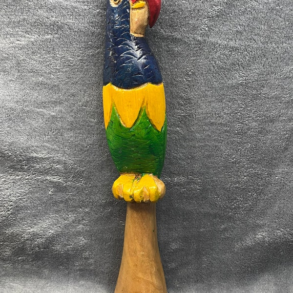 Wooden Parrot - Etsy