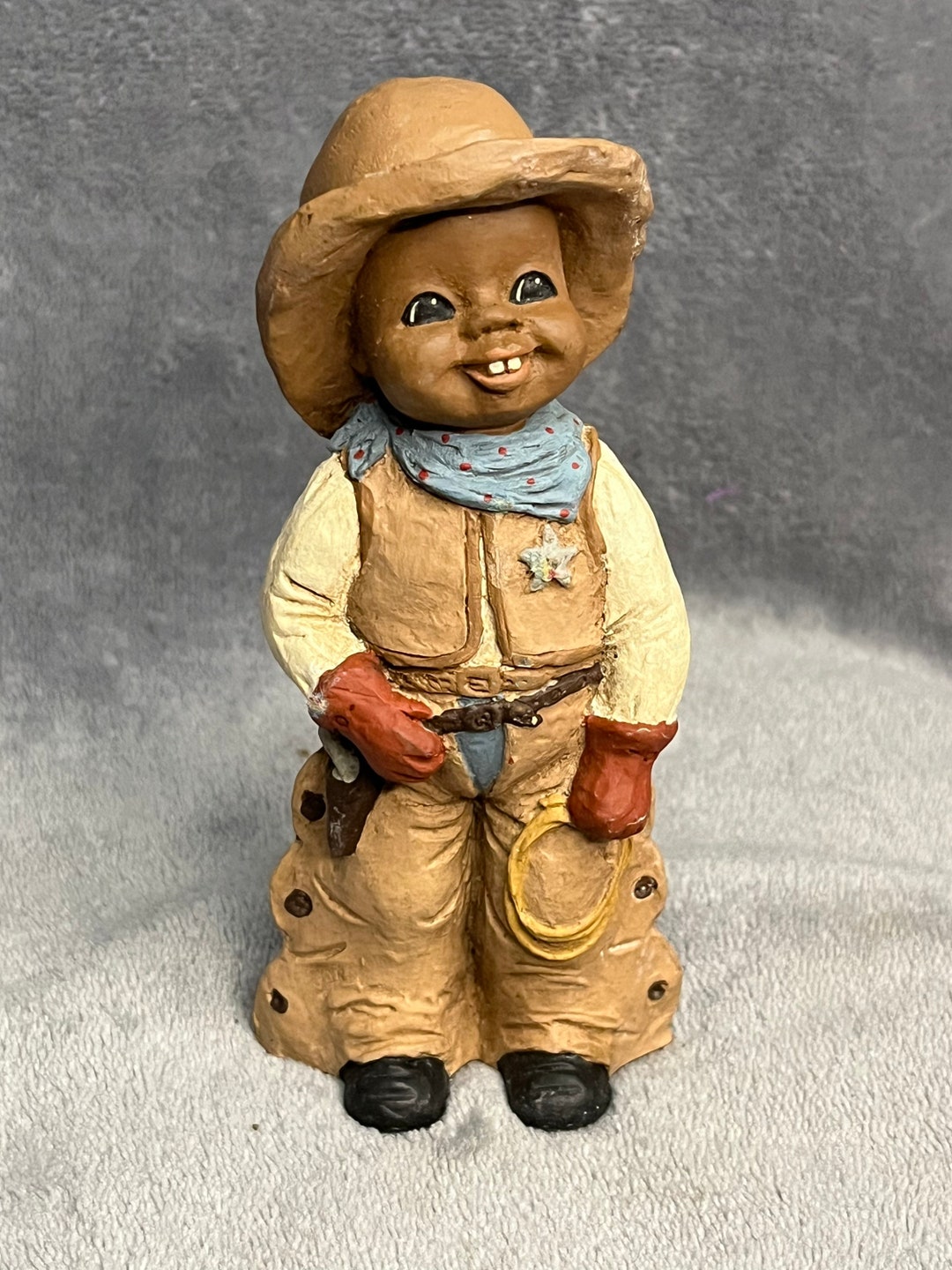 Vintage Miss Martha Holcombe All Gods Children Cowboy Eli Figurine - Etsy