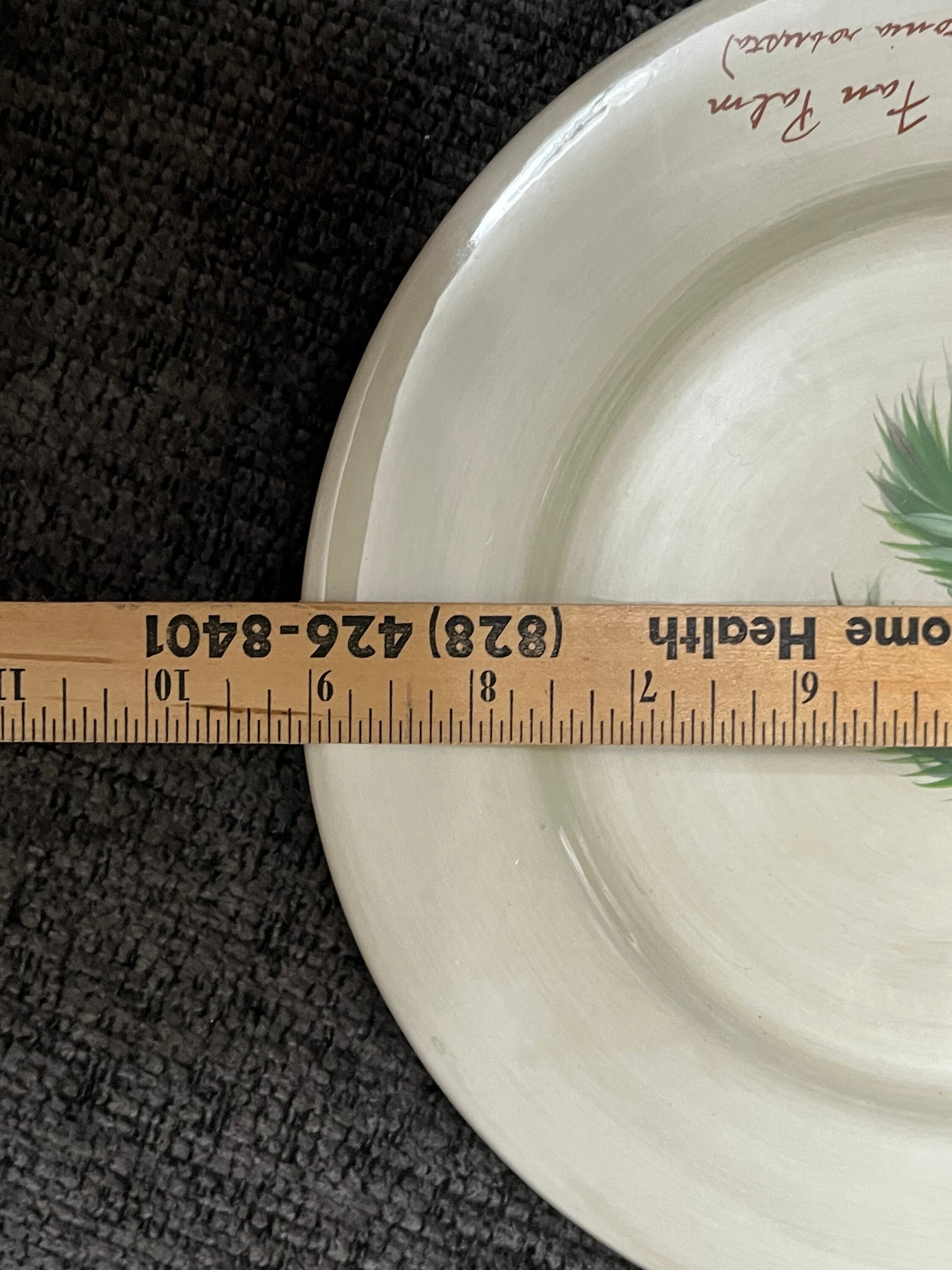 Vintage Palm Tree Plate - Etsy