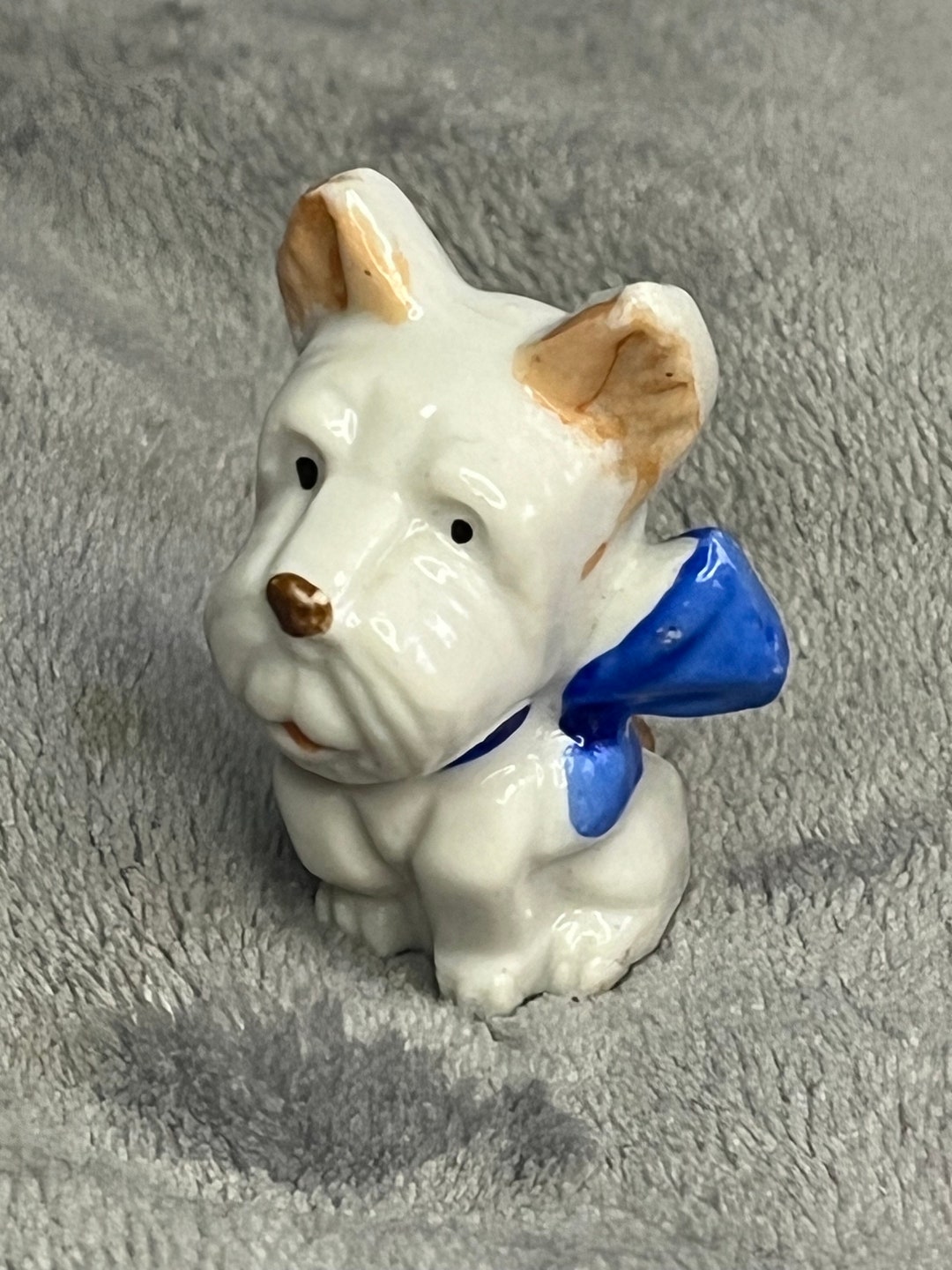 Vintage Ceramic Miniature Schnauzer - Etsy