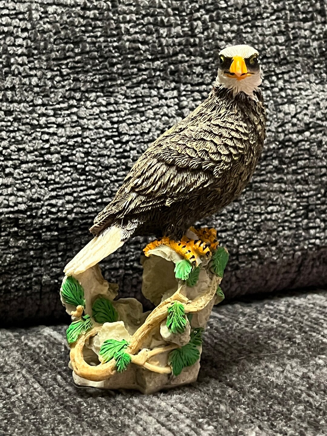 Vintage Resin Eagle Figurine - Etsy