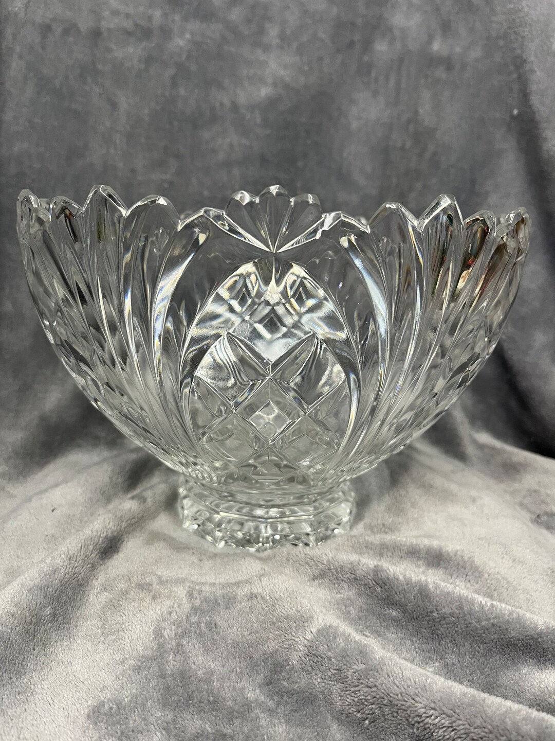 Vintage Fifth Avenue Wellington Crystal Bowl - Etsy