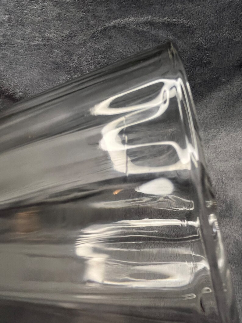 Large Heavy Glass Vase - Etsy