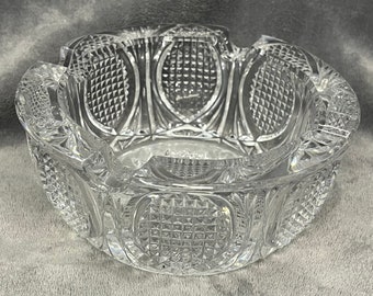 Vintage Heavy Ashtray Clear Glass / Crystal - Etsy