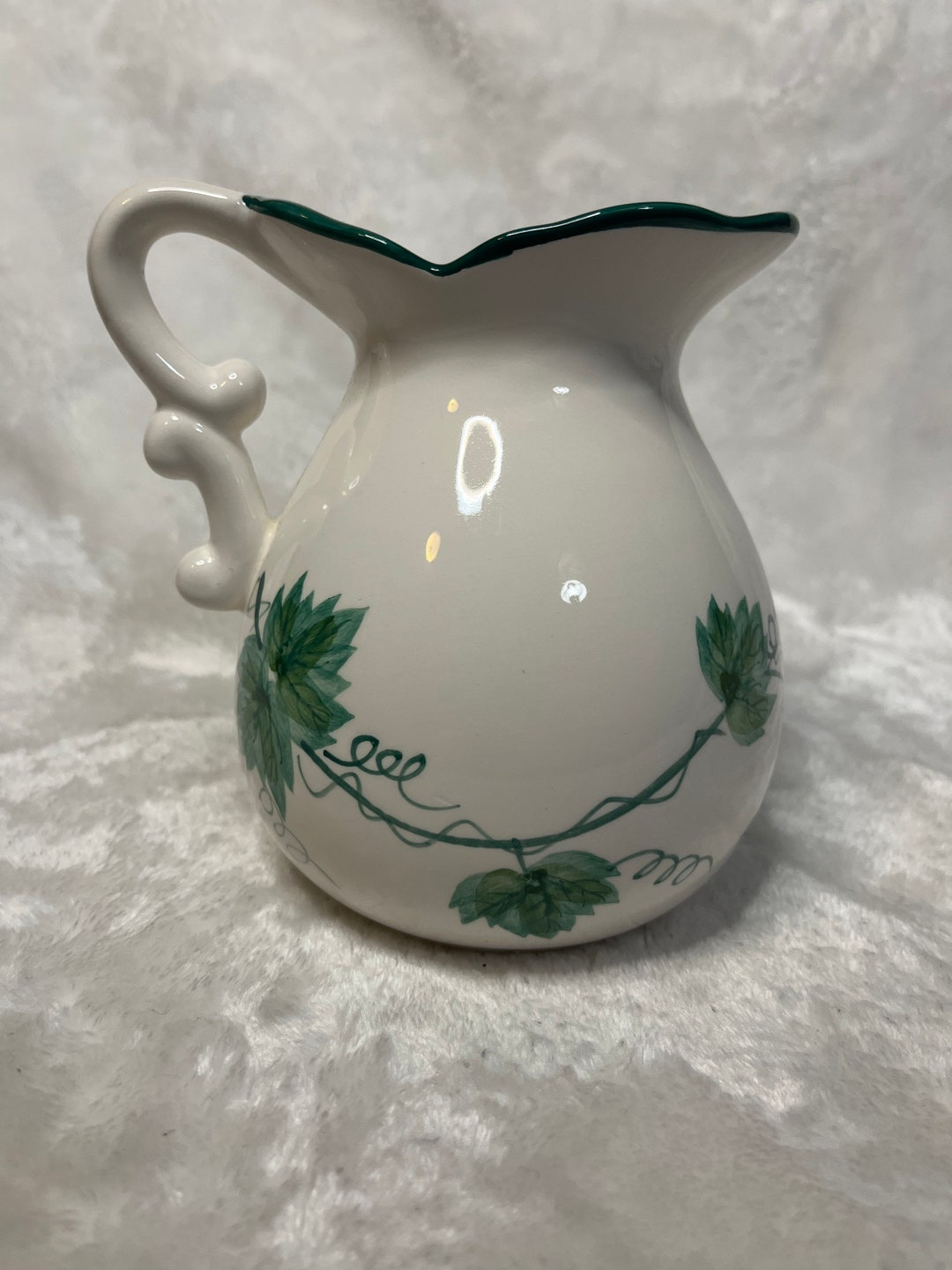 Vintage Decorative Pitcher - Etsy