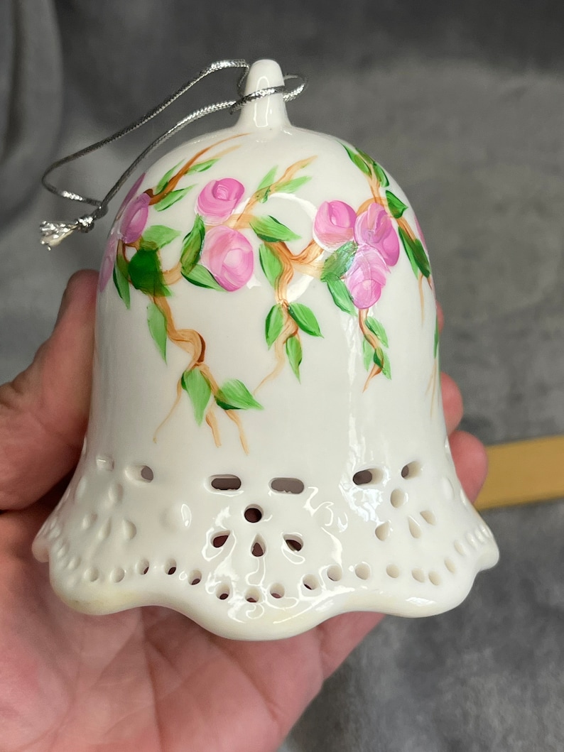 Vintage Porcelain Bell - Etsy