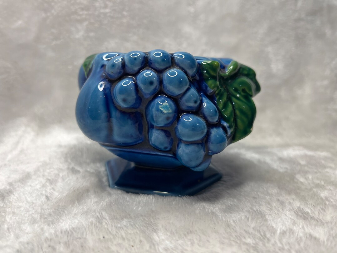 Vintage Mid Century Inarco Japan Blue Mood Indigo Sugar Bowl - Etsy