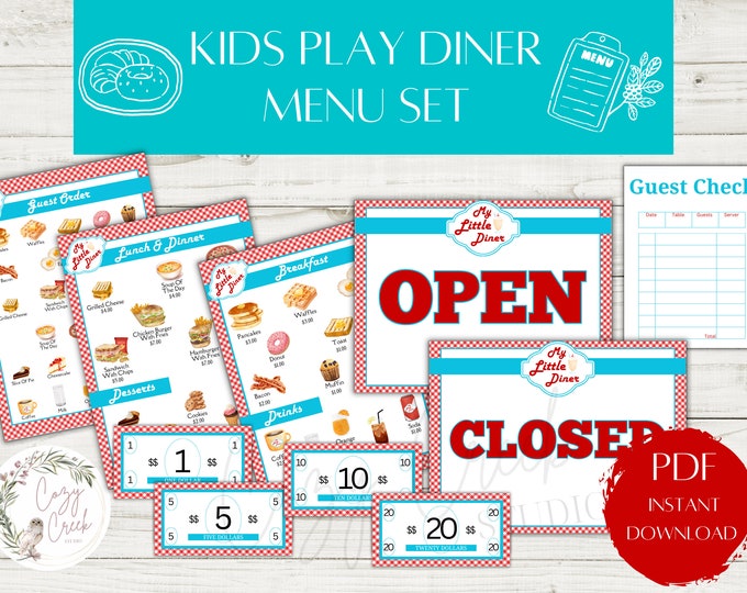 Burger Menu Game | Pretend Restaurant | Money and Counting | Kids Flash ...