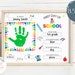 First Day of School Handprint Activity | Back to School Craft | School ...