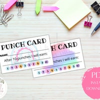 Printable Good Bee-havior Punch Card Classroom Behavior Reward Card ...