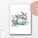Printable Watercolor Fall Decor | Hello Pumpkin Wall Art Set | Autumn ...