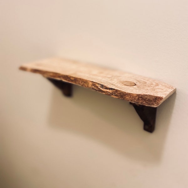 Live Edge Shelf - Etsy