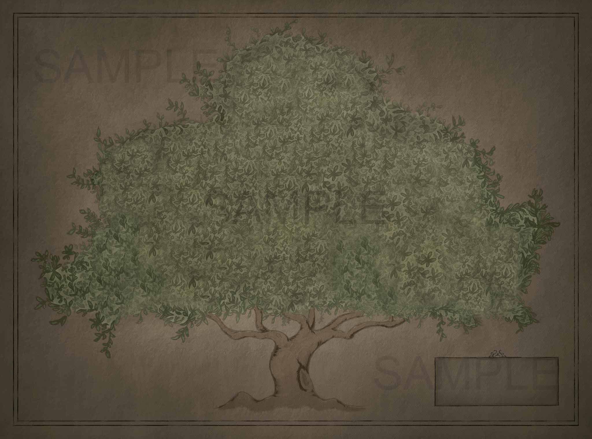 Family Tree Digital Background - Etsy