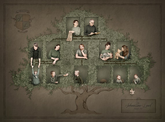 Family Tree Digital Background - Etsy
