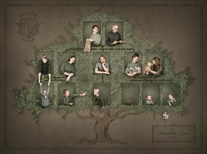 Family Tree Digital Background - Etsy