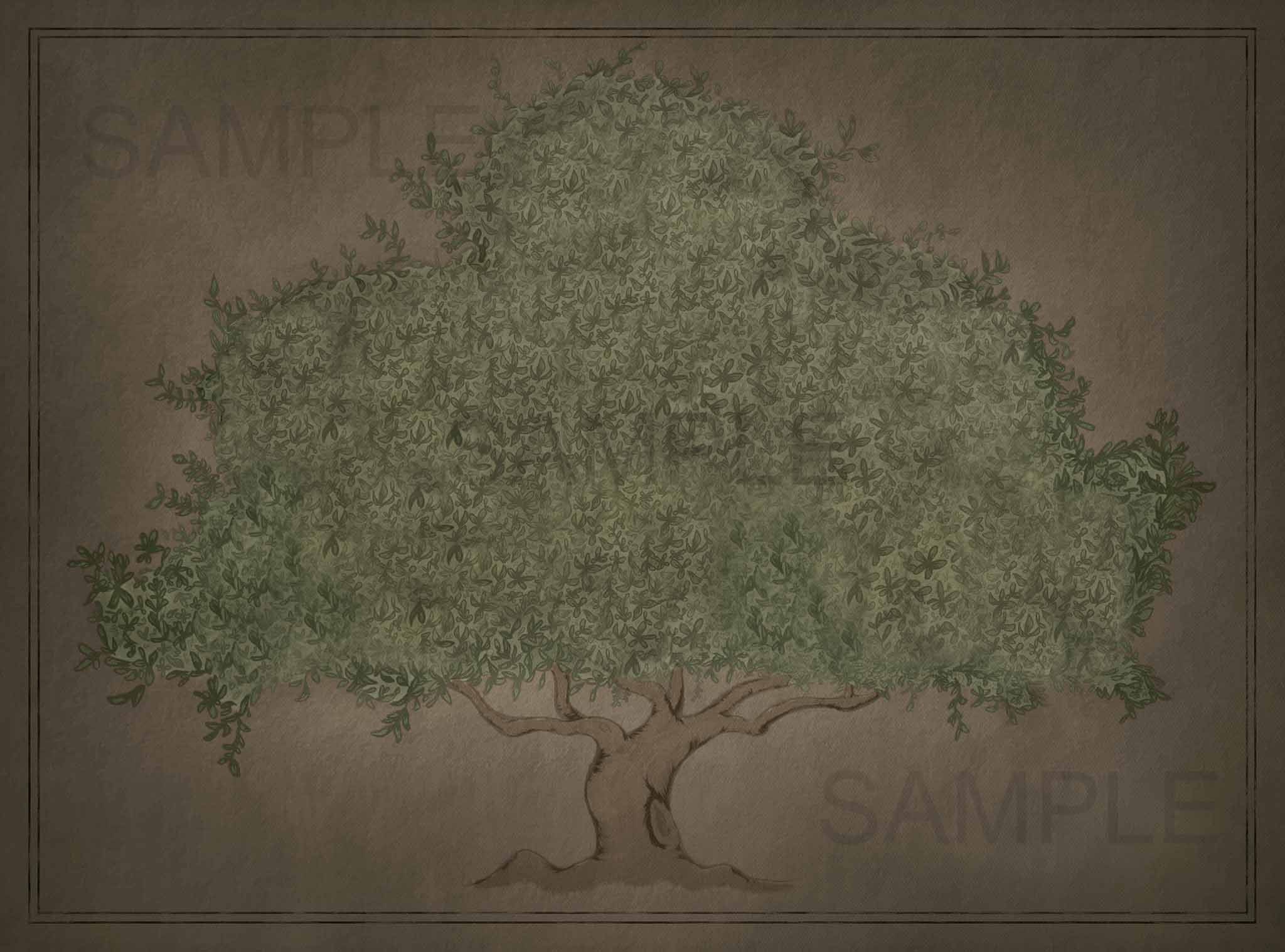 Family Tree Digital Background - Etsy