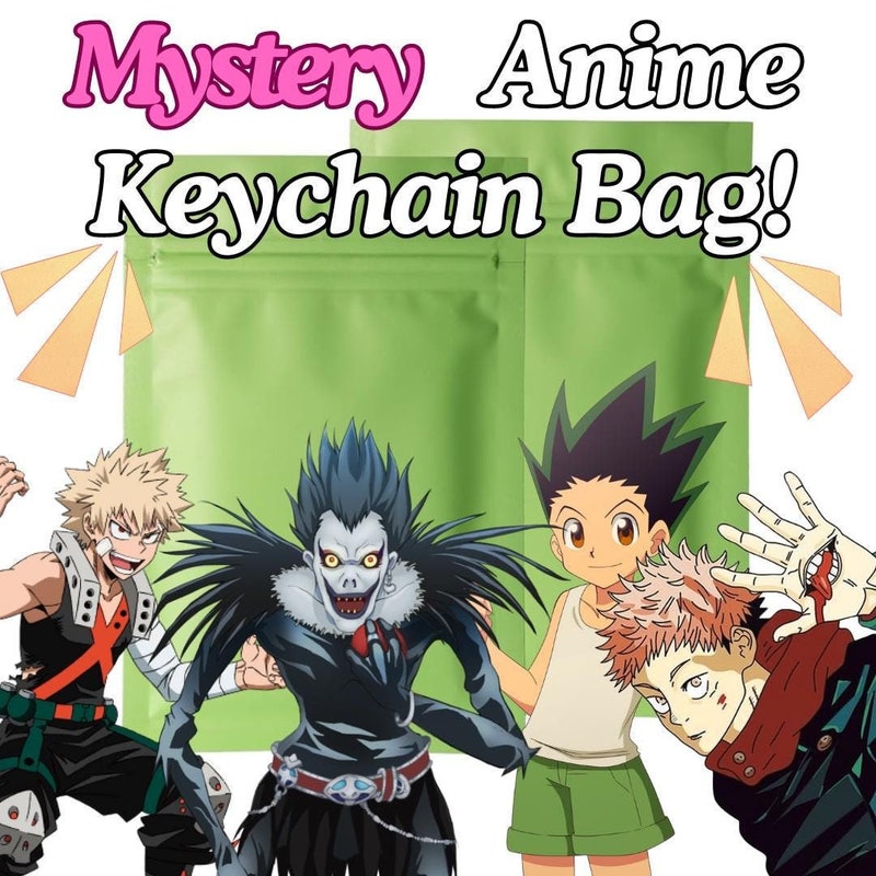 Anime Keychain - Etsy