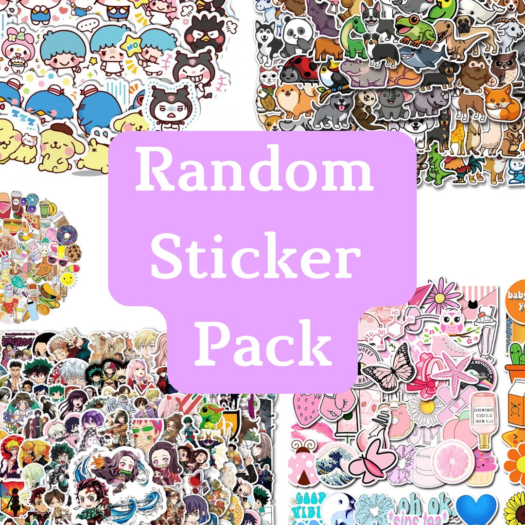 Random Sticker Pack - Etsy