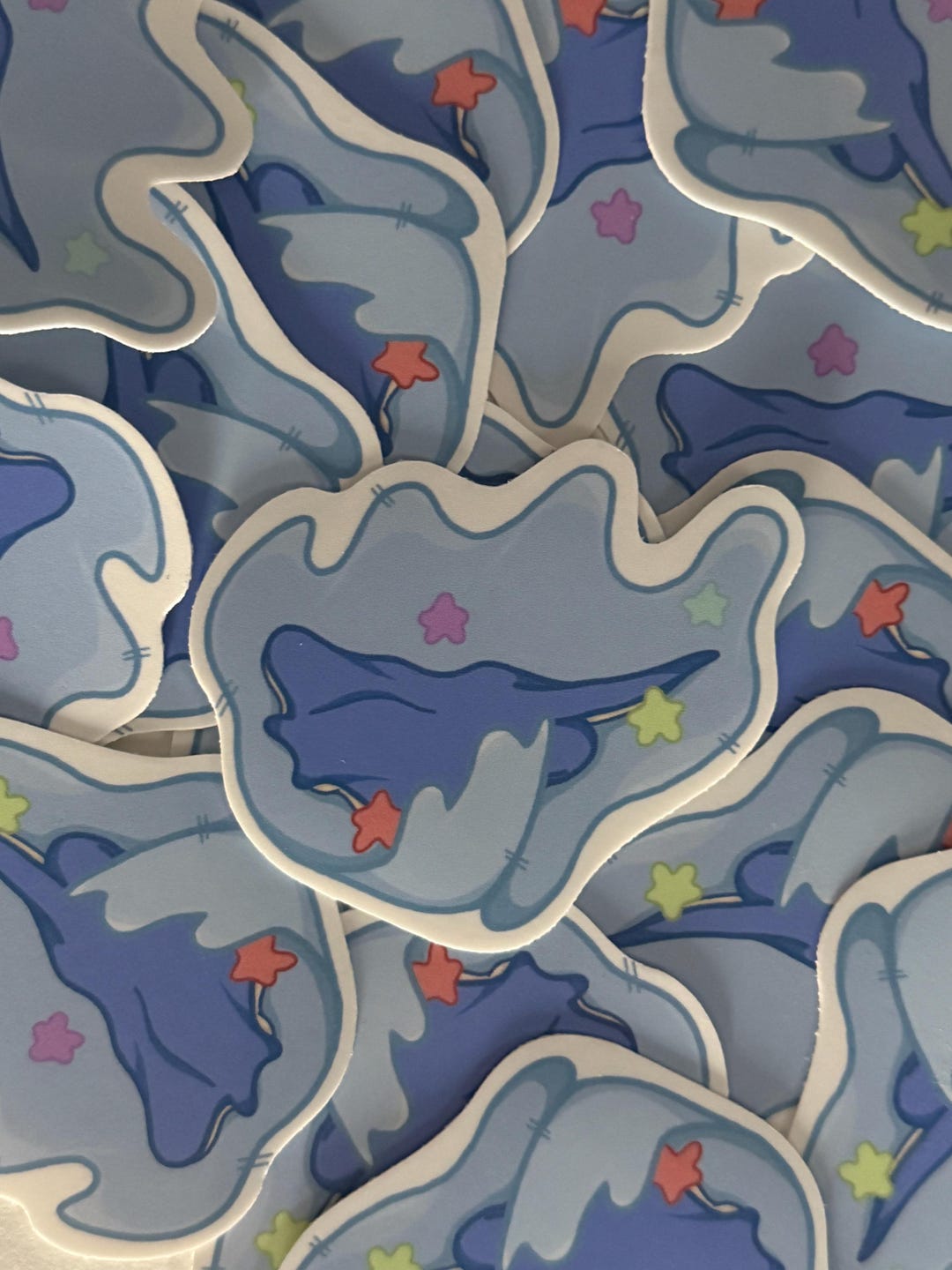 Star Stingray Sticker, Cute Water Bottle Decal (2.5x1.5 Inch) - Etsy