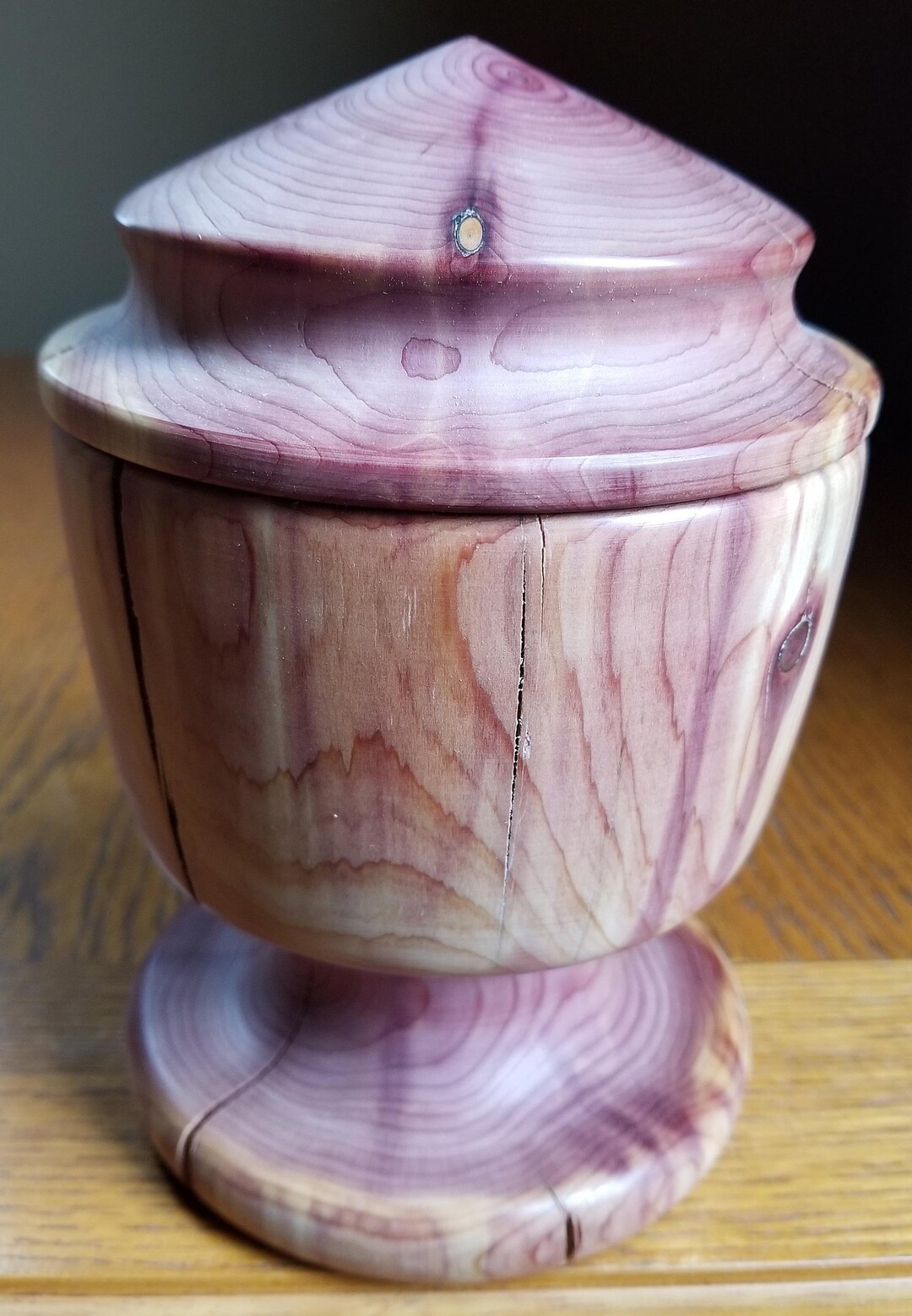 Eastern Red Cedar Box With Lid - Etsy