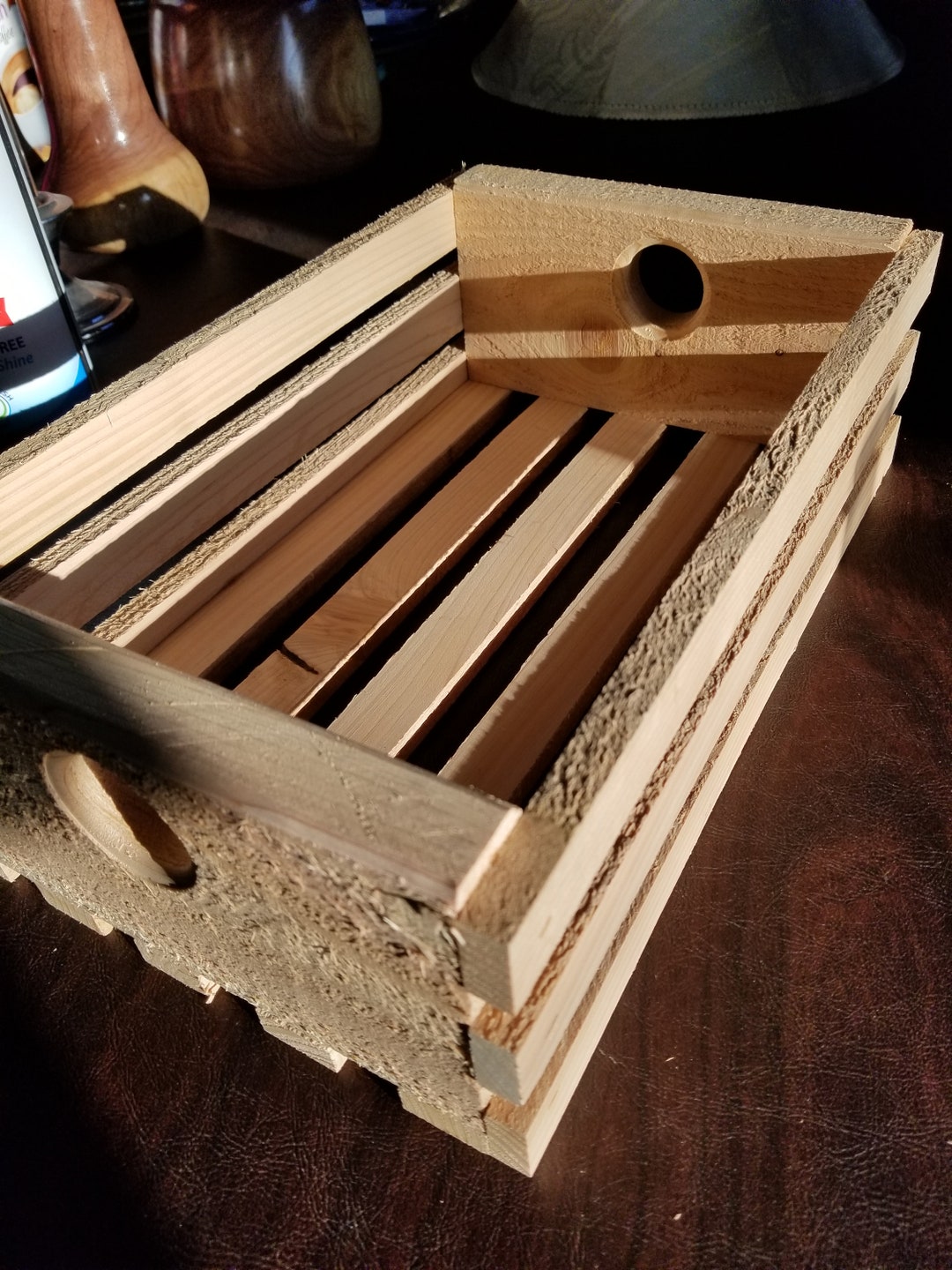 Cedar Wooden Crate - Etsy