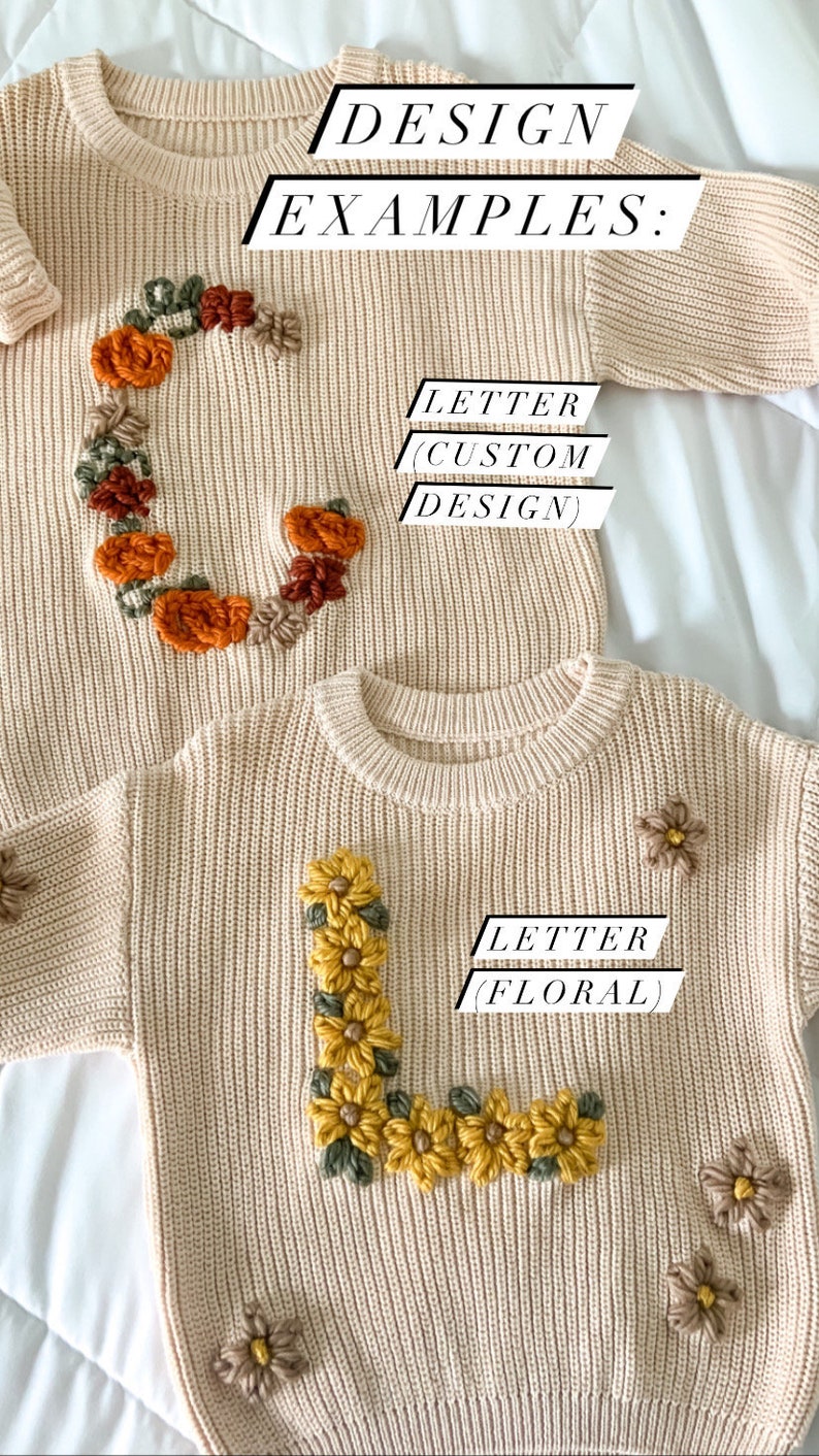 Personalized Baby Name Sweater - Etsy