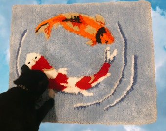 Fish Tufted Rug - Etsy