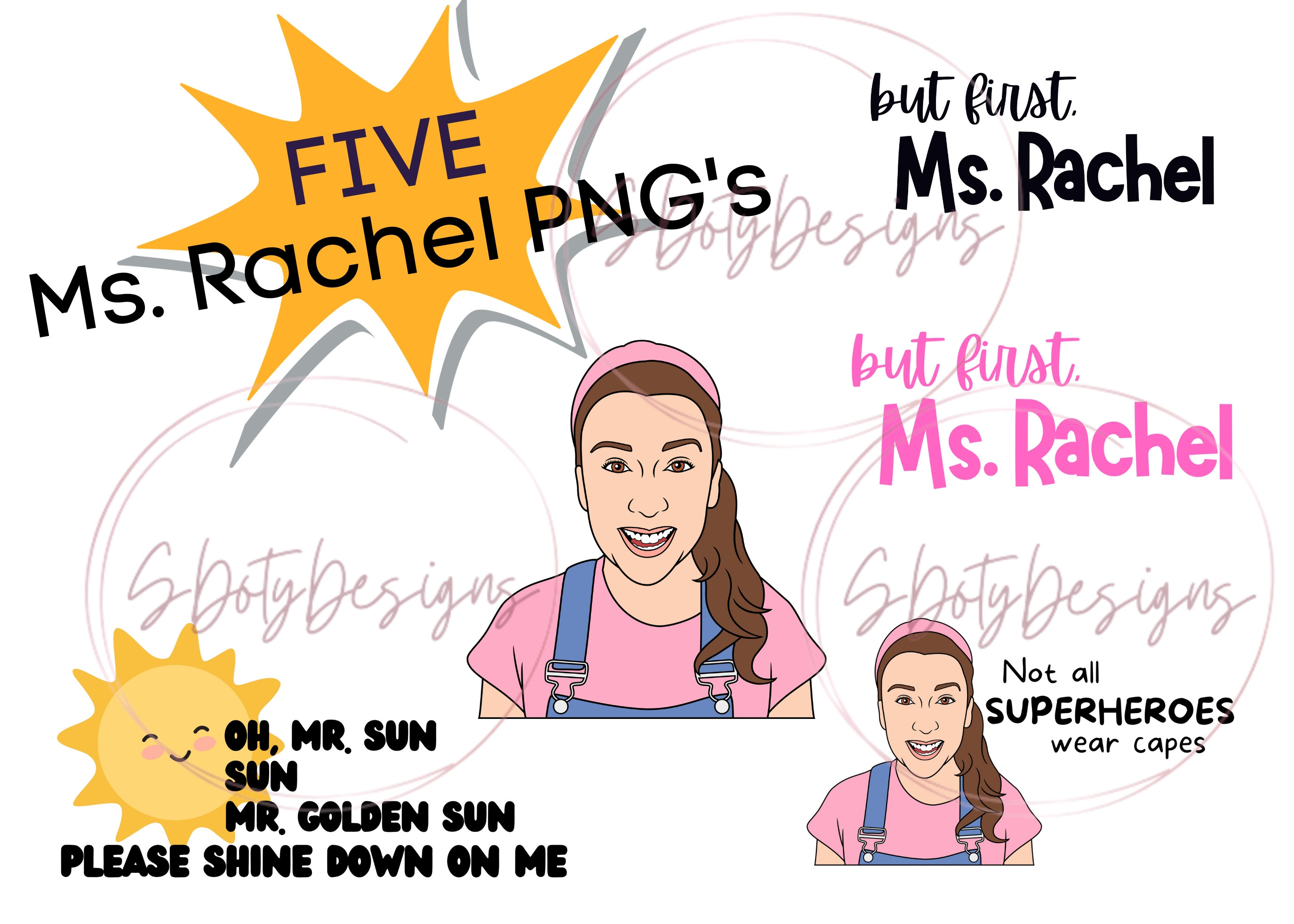 Ms. Rachel PNG Mrs. Rachel PNG PNG File for Sublimation Ms. - Etsy Sweden
